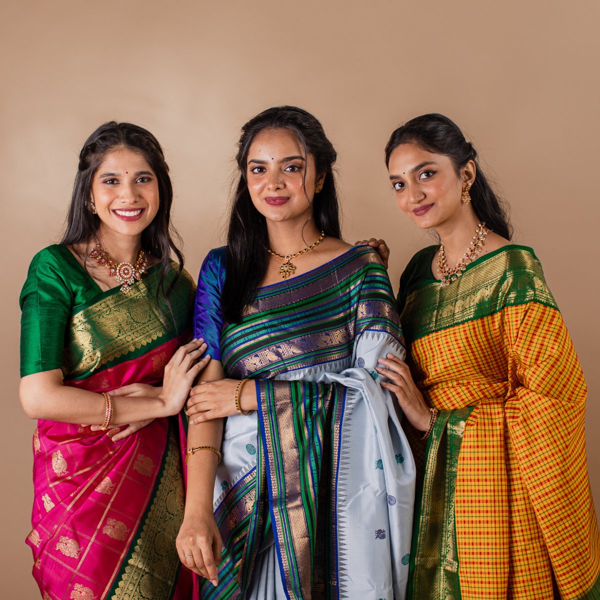 Exquisite Kanjeevaram Silk Sarees Online - Tulsi Weaves