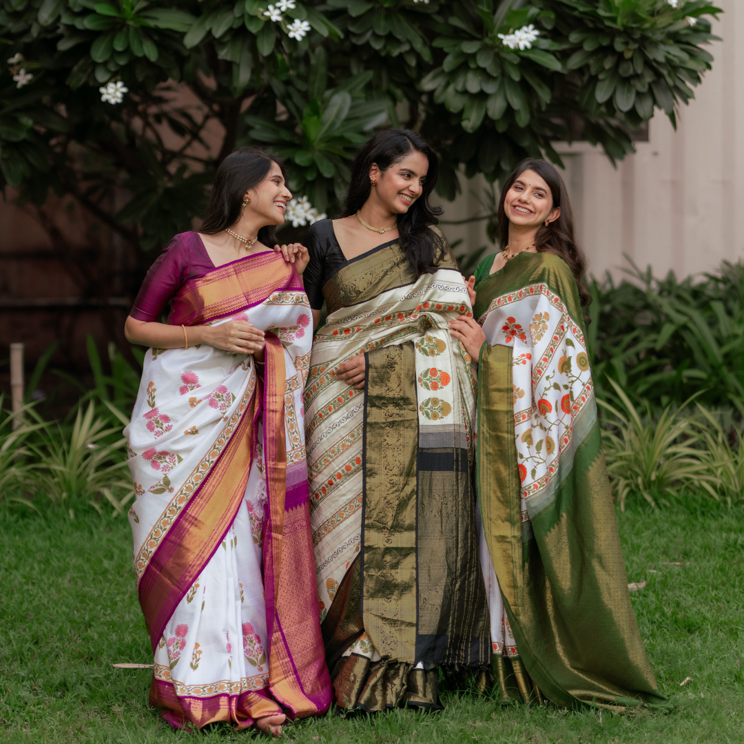 Dasya Collection - Traditional Handwoven Sarees - Tulsi Weaves