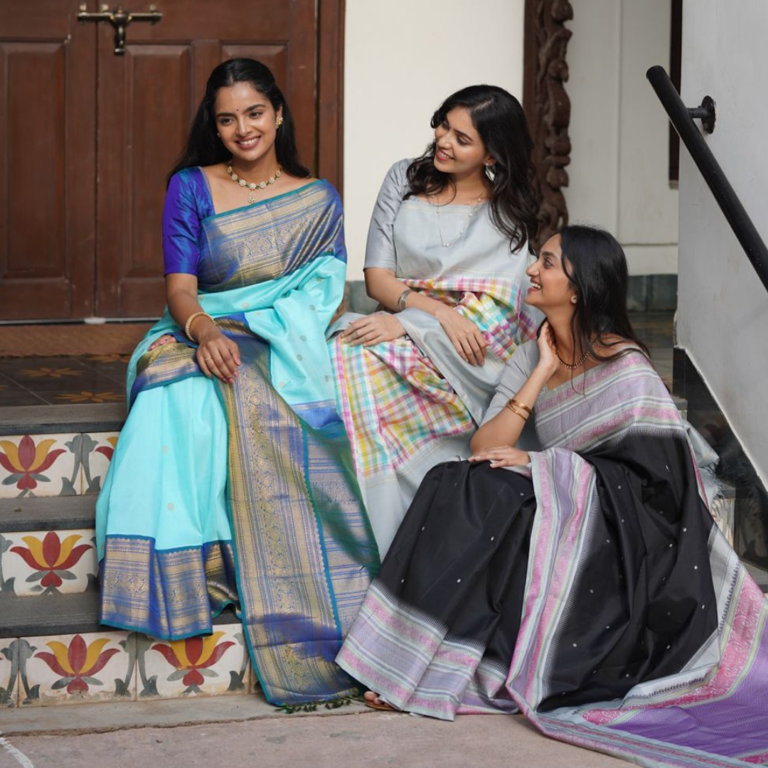 Anaya Collection - Elegant Silk Sarees - Tulsi Weaves