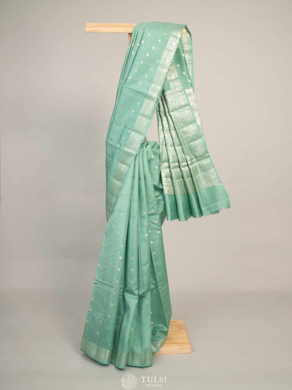 Turquoise Green Chaniya Silk Saree - Exquisite Traditional Silk Saree ...
